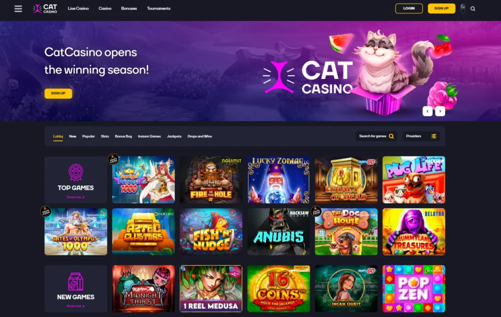 Cat Casino - Slotrox.com: #1 Source For Casino Bonuses And Slot News